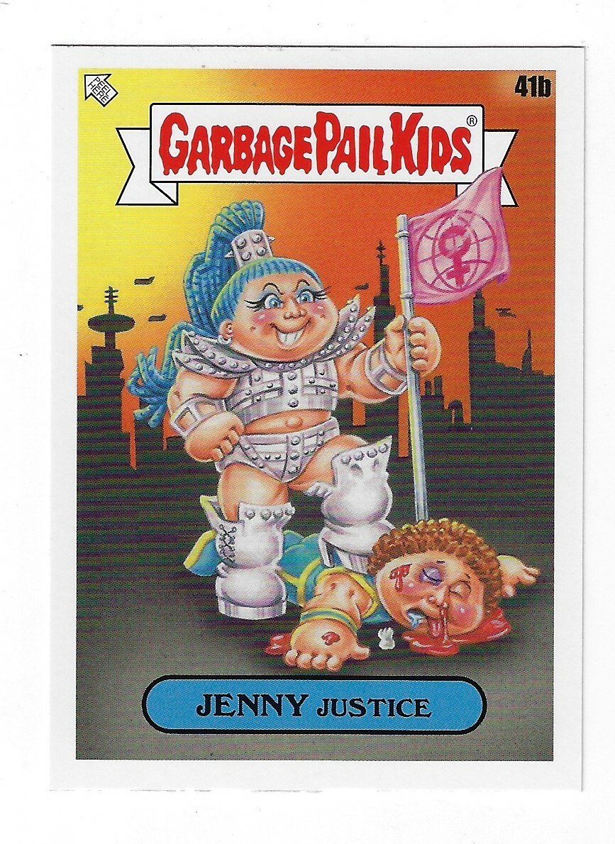 2020 GARBAGE PAIL KIDS 35th ANNIVERSARY JENNY JUSTICE 41b ULTIMATE ...