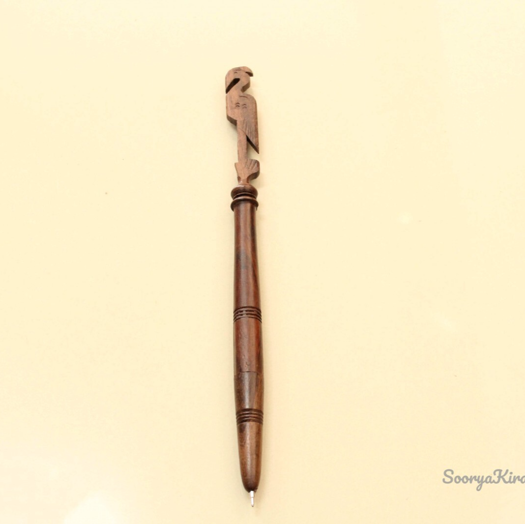 Wooden Pen Vintage Handmade Biro Calligraphy Stylus Antique Decor Gift ...