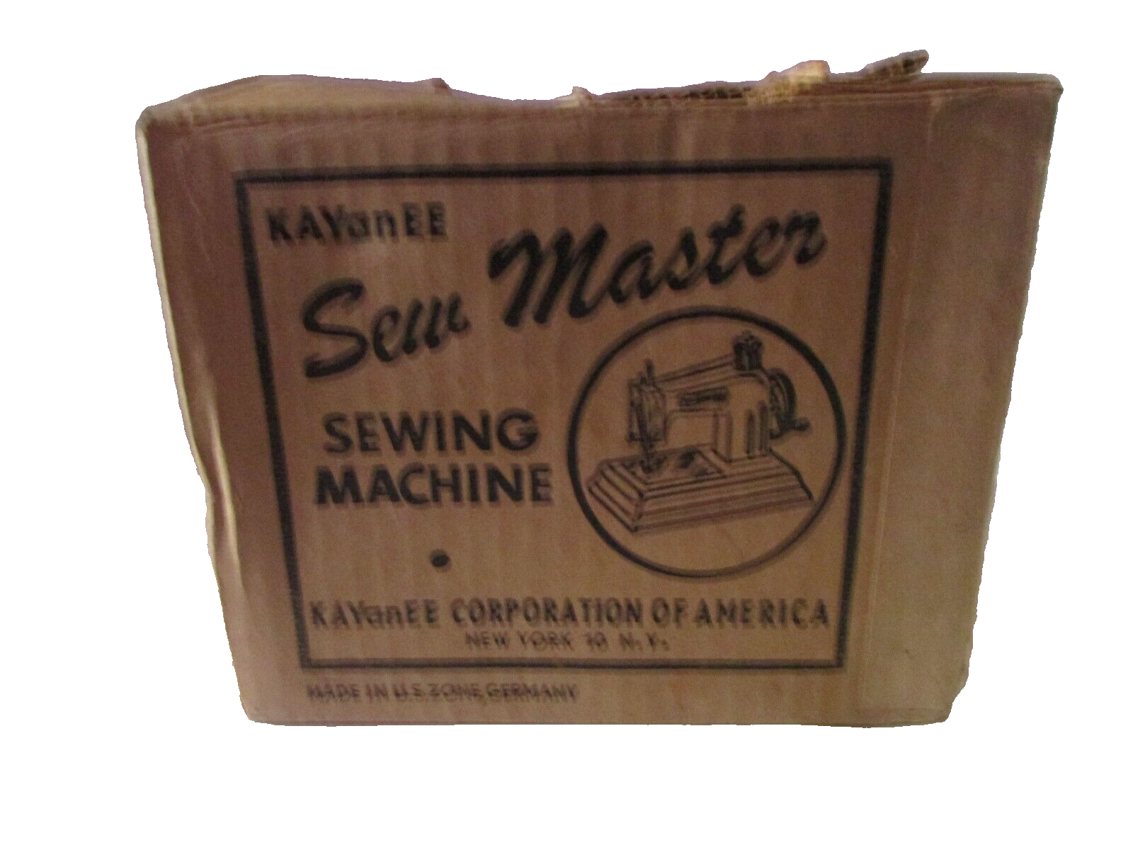 Vintage Child's Toy KAYanEE Sew Master Sewing Machine Germany With Box ...