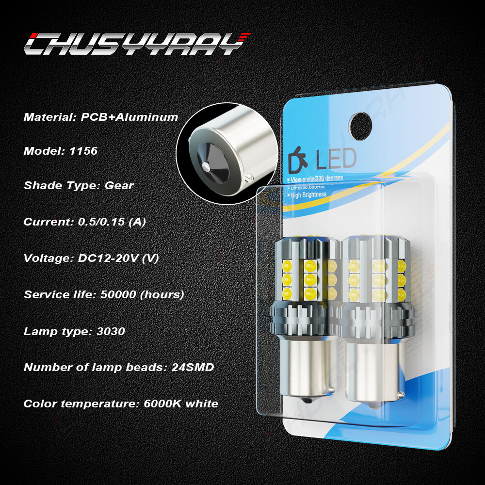2 Blinding LED light bulbs fits KUBOTA B2401 LX2610 LX3310 36330-76270 ...