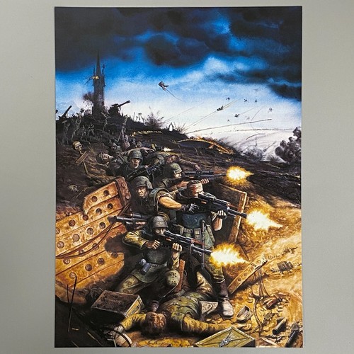 Cadian Guard Dave Gallagher Astra Militarum Art Picture Poster ...