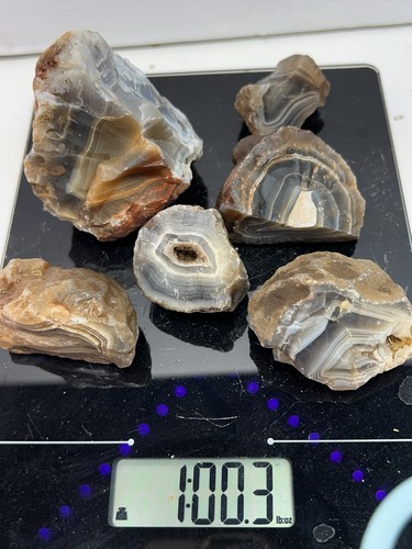 1lb Botswana Rough Agate Lot. Random Pull!!! | eBay