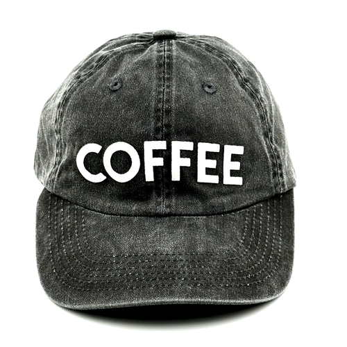 Adult COFFEE CAP Black - OSFM - Adjustable | eBay