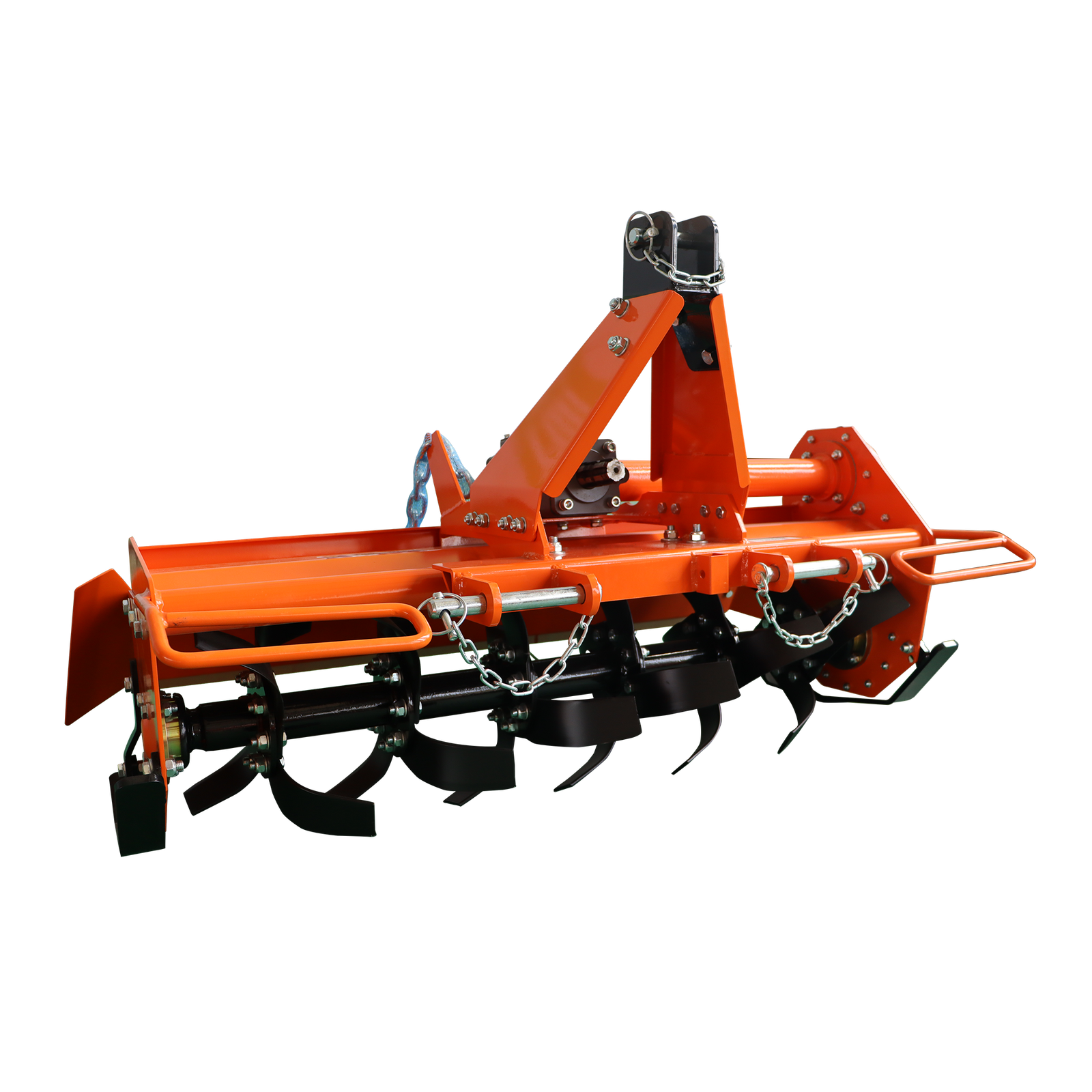 3 Point 45" Rotary Tiller Attachment Fits Cat 1 Tractor PTO Driven Work ...
