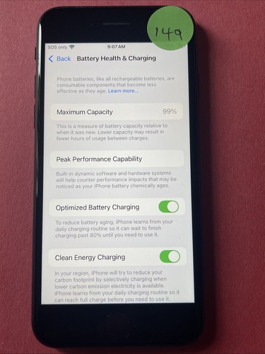 Apple iPhone SE 3rd Generation 64GB Verizon/ Spectrum 99% Battery | eBay