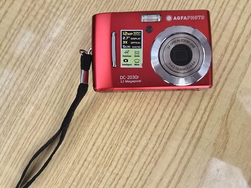 AGFA Photo DC-2030r 12.0MP Digital Camera - Red | eBay UK