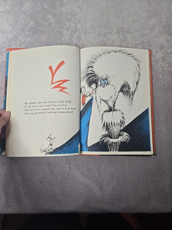 1955 On Beyond Zebra by Dr Seuss Random House Paperback Classic Out of ...