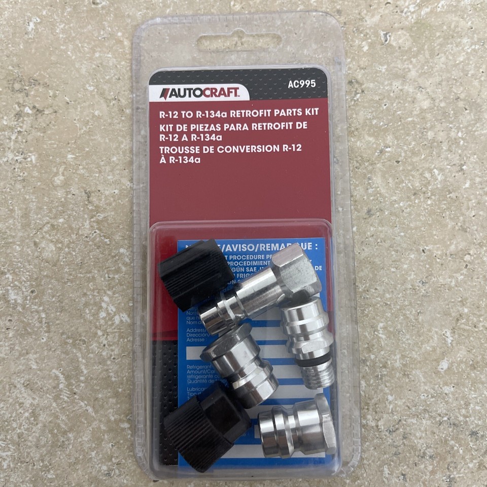 R-12 to R-134a ALL R12 SYSTEMS Retrofit Conversion ADAPTER Fittings Kit ...