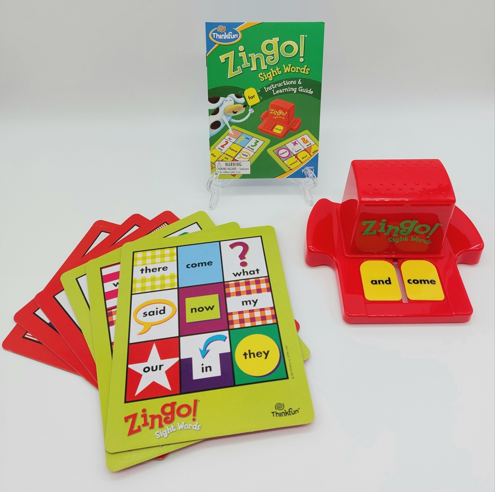 Zingo! Sight Words Game, Grades Pre-K-1 100% Complete, ThinkFun | eBay