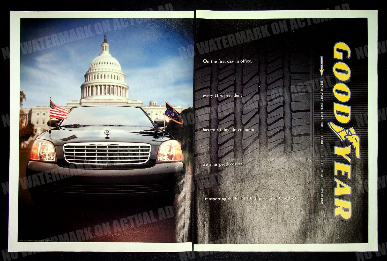 Goodyear Tires 2001 Trade Print Magazine Ad Poster ADVERT Every U.S ...