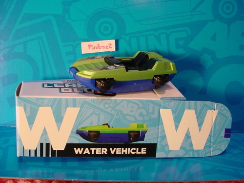 2016 Matchbox Learning Blox "W"WATER VEHICLE~SWAMP COMMANDER☆Green/blue ...