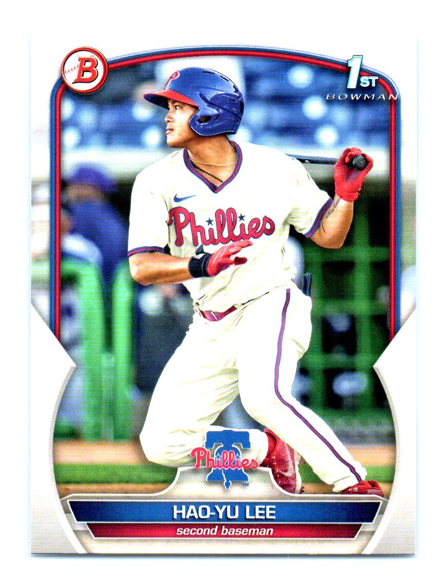 2023 Bowman Prospects 1st Hao-Yu Lee C Rookie Philadelphia Phillies #BP ...