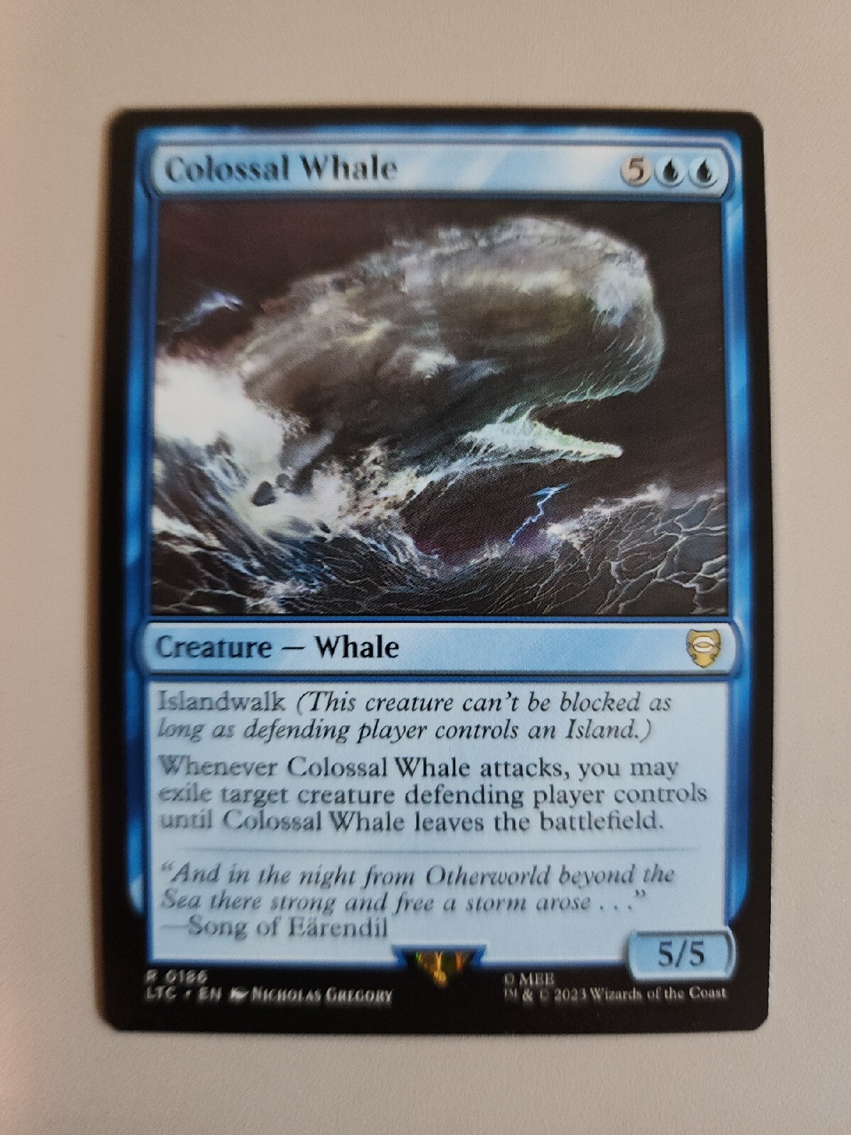 MTG Colossal Whale Tales of Middle-earth Commander 186 Regular Rare | eBay