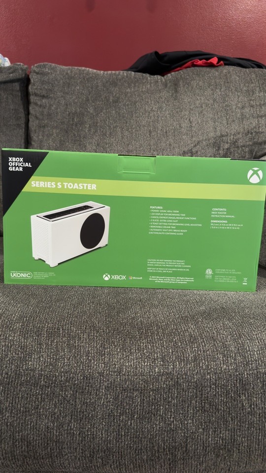 Xbox Series S Toaster Limited Edition - Imprints Xbox Logo - New ...