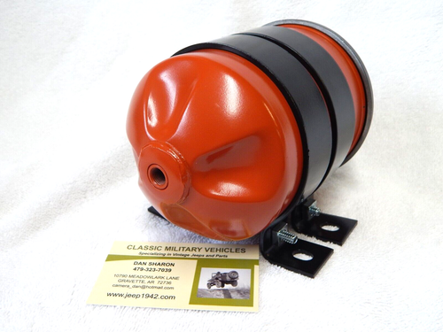 Willys CJ2A Oil Filter Canister Fram Style. Jeep CJ3A CJ3B CJ5 Includes ...