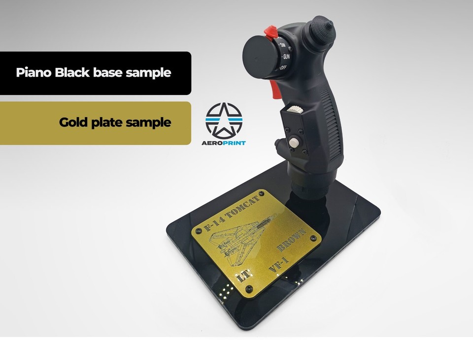 Personalized Eurofighter Typhoon Flight Stick Replica with functional ...