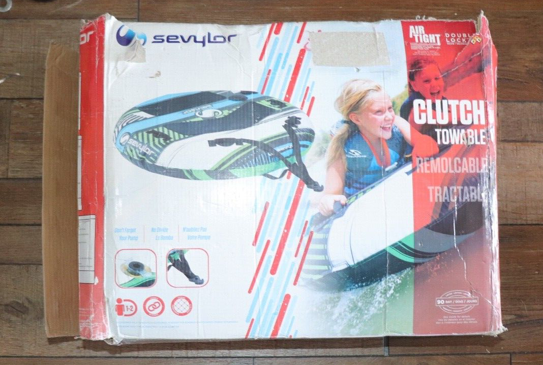 Sevylor • Speed Addict • Jet Ski Boat • 2 Person Towable • Shark Glide ...