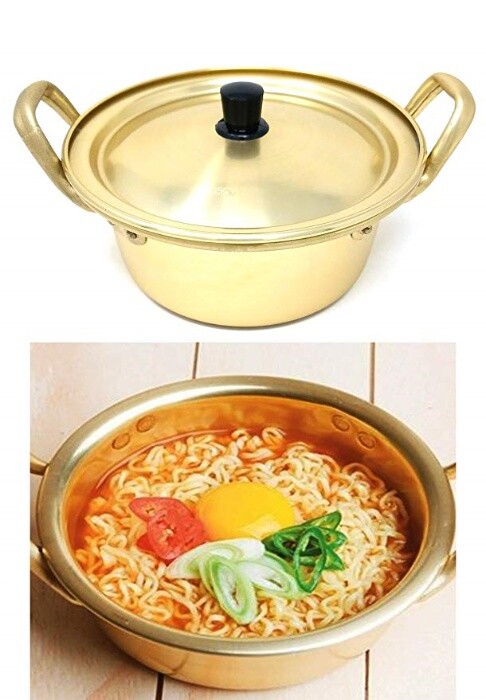 Ramen Pot Korean Kimchi Instant Ramen Ramyun Noodle Soup Hot pot Fast ...