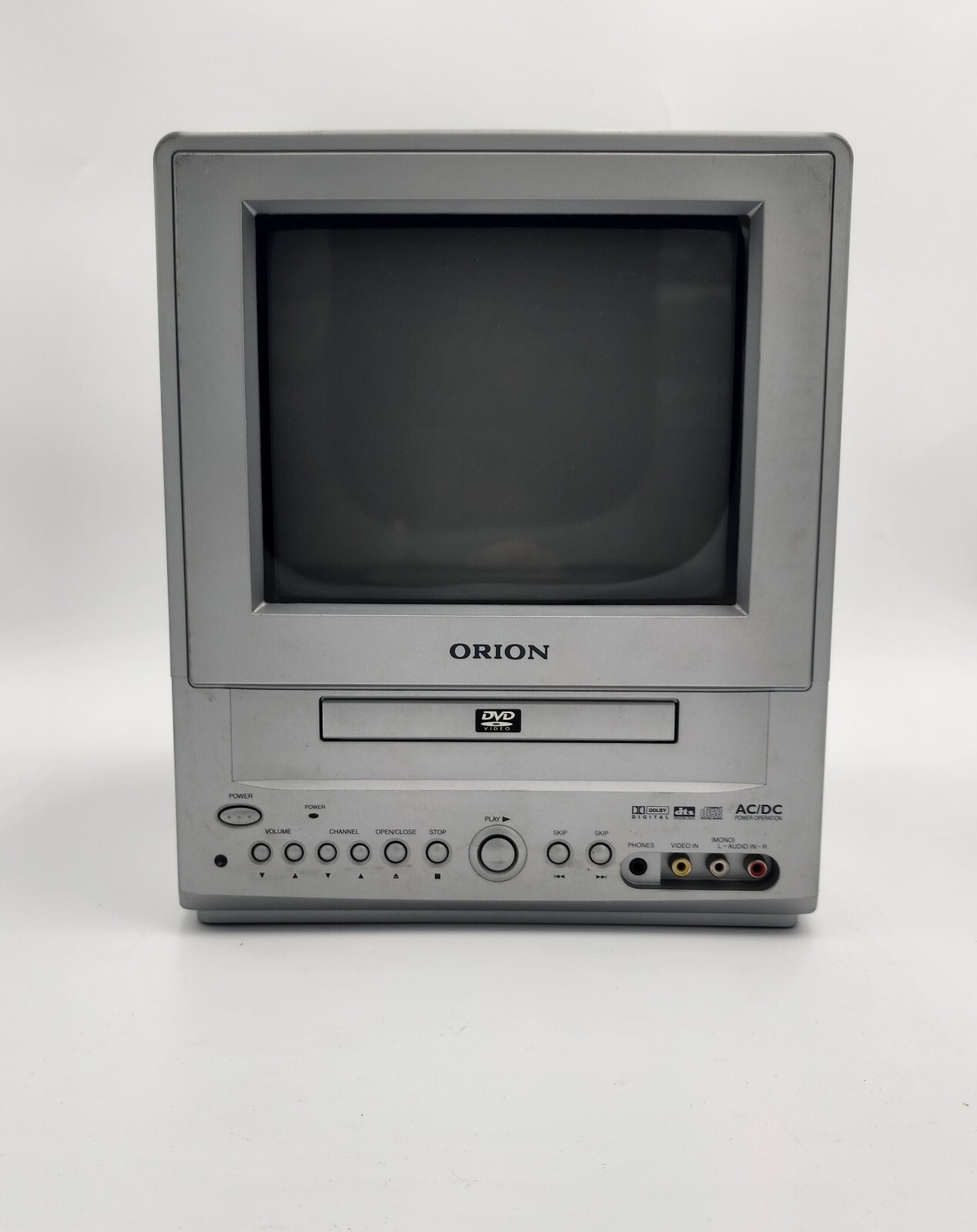Orion 9" CRT TV/DVD Combo Vintage Gaming TESTED Portable Case And ...