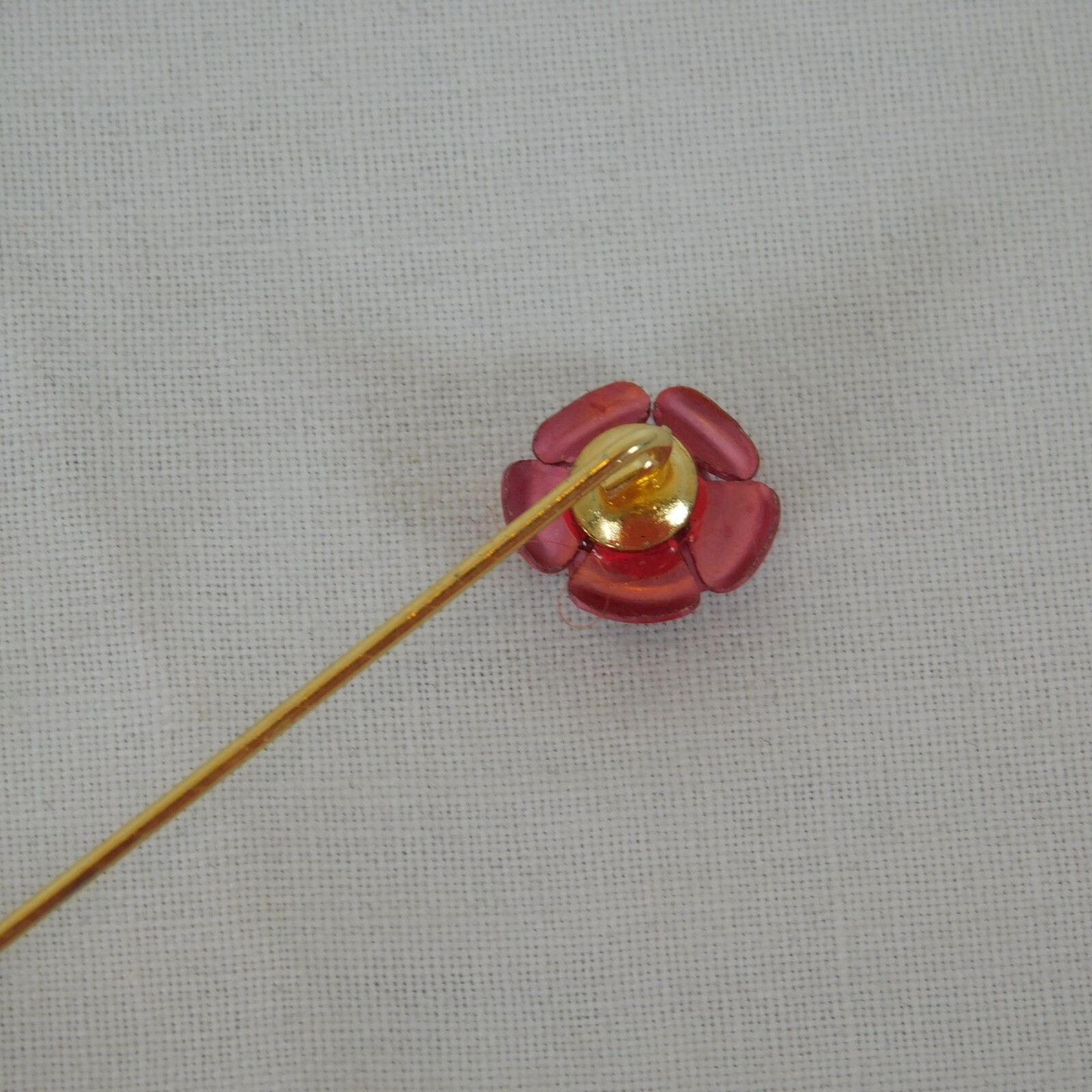 Red Rose Stick Pin Tuxedo Lapel Hat Scarf Vintage Men Women Unisex ...