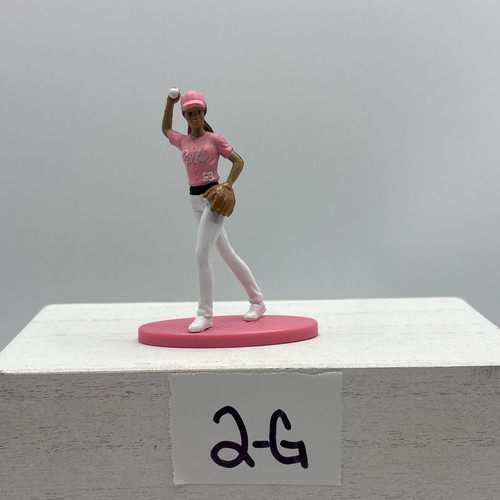 MINIATURE TOY BARBIE BASEBALL PLAYER RESIN FIGURE FASHION DOLL OR CAKE ...