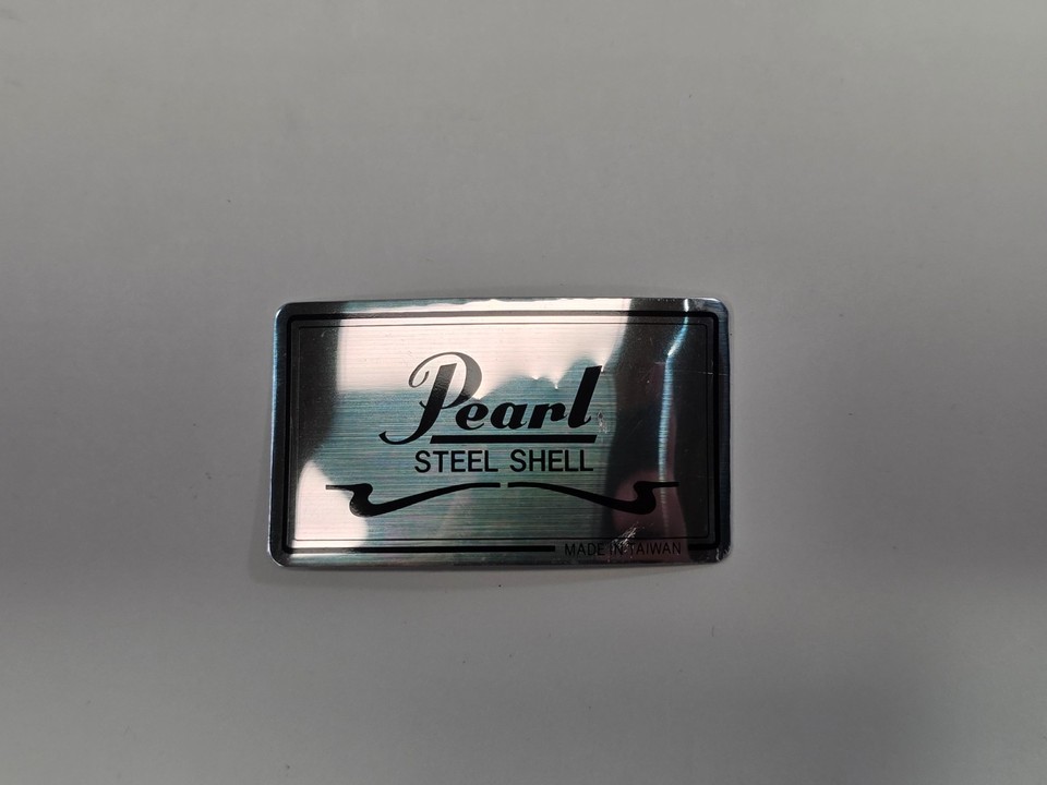 Pearl Steel Shell Drum Badge | eBay