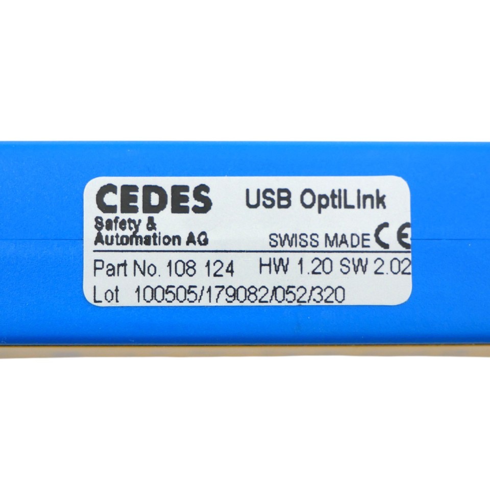 CEDES 108 124 HW: 1.20 SW: 2.02 USB OptiLink -unused- | eBay