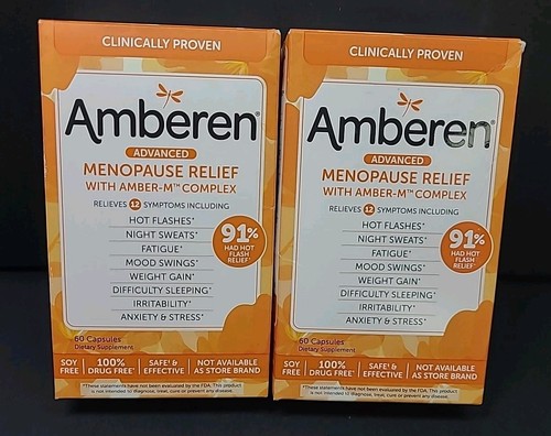 Amberen Advanced Menopause Relief 120 Capsules 2 Boxes Free Shipping 01 ...