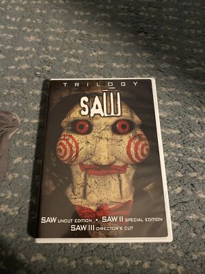 Saw Trilogy with Three Bonus Discs (DVD) 31398219194| eBay