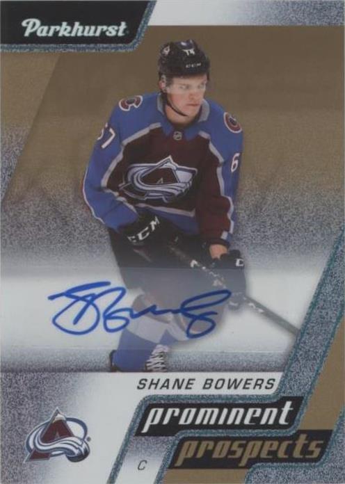2020-21 Upper Deck Parkhurst - Prominent Prospects Shane Bowers #PP16 ...