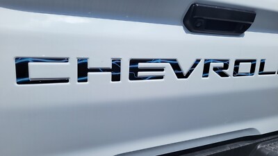 Tailgate raised reflective letters compatible with CHEVROLET COLORADO ...