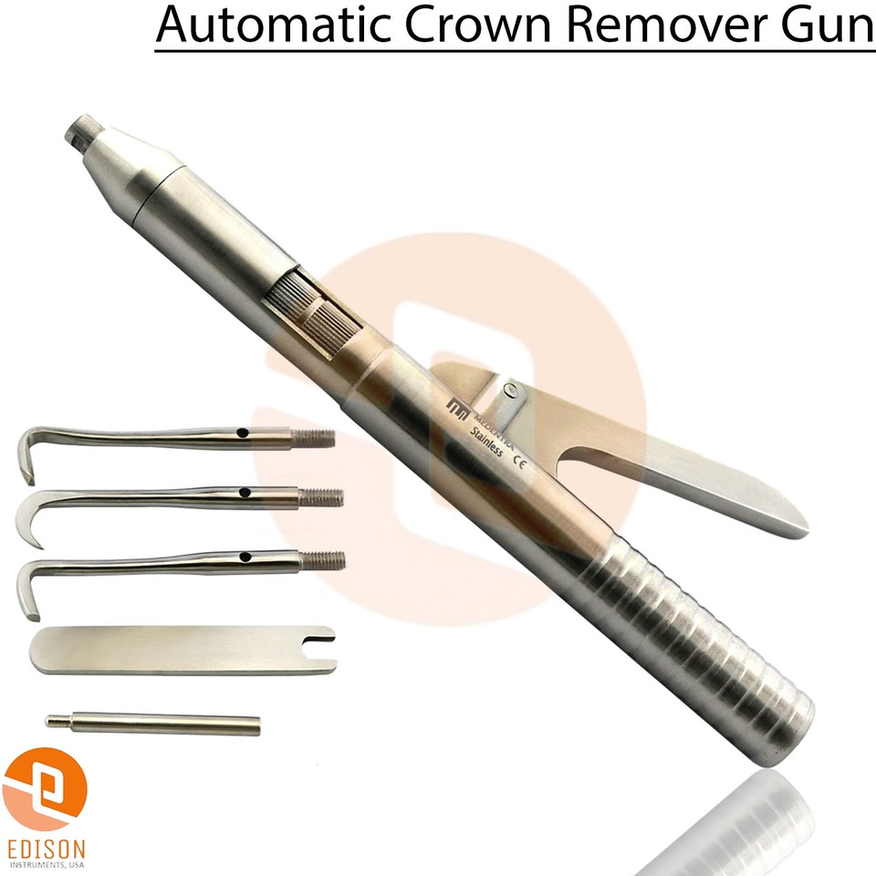 Dental Crown Gun Automatic With 5 Key Attachment Temporary Crown ...