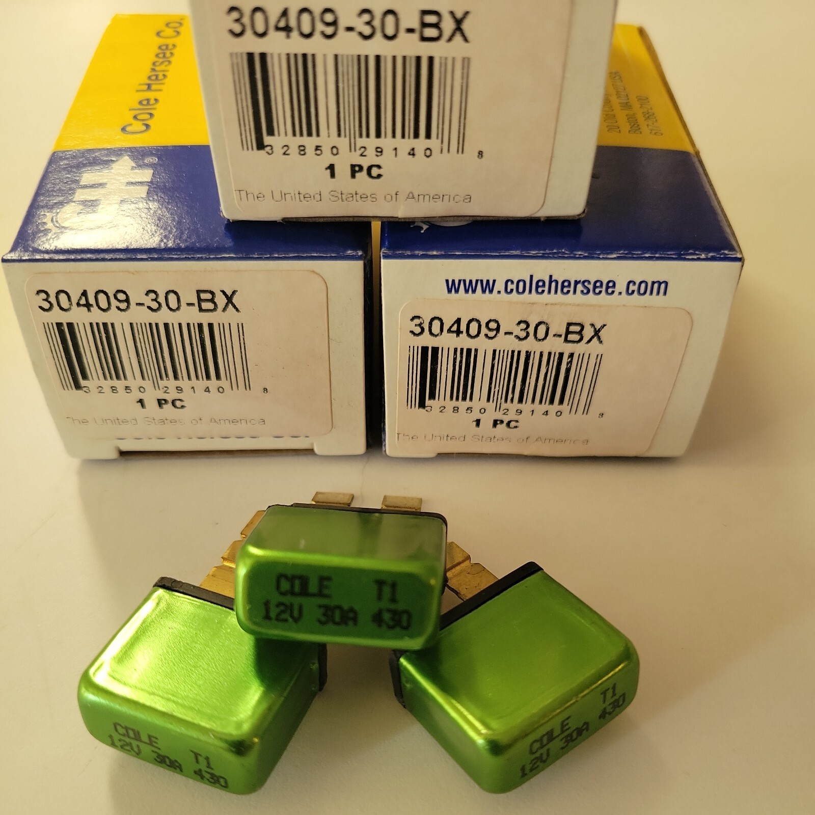 Cole Hersee Circuit Breaker 30 Amp 30409-30-BX [Lot of 3] NOS | eBay