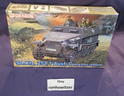 Dragon 1/35 6246 WWII German Sd.Kfz. 251/1 Ausf. C Half Track Rivetted ...