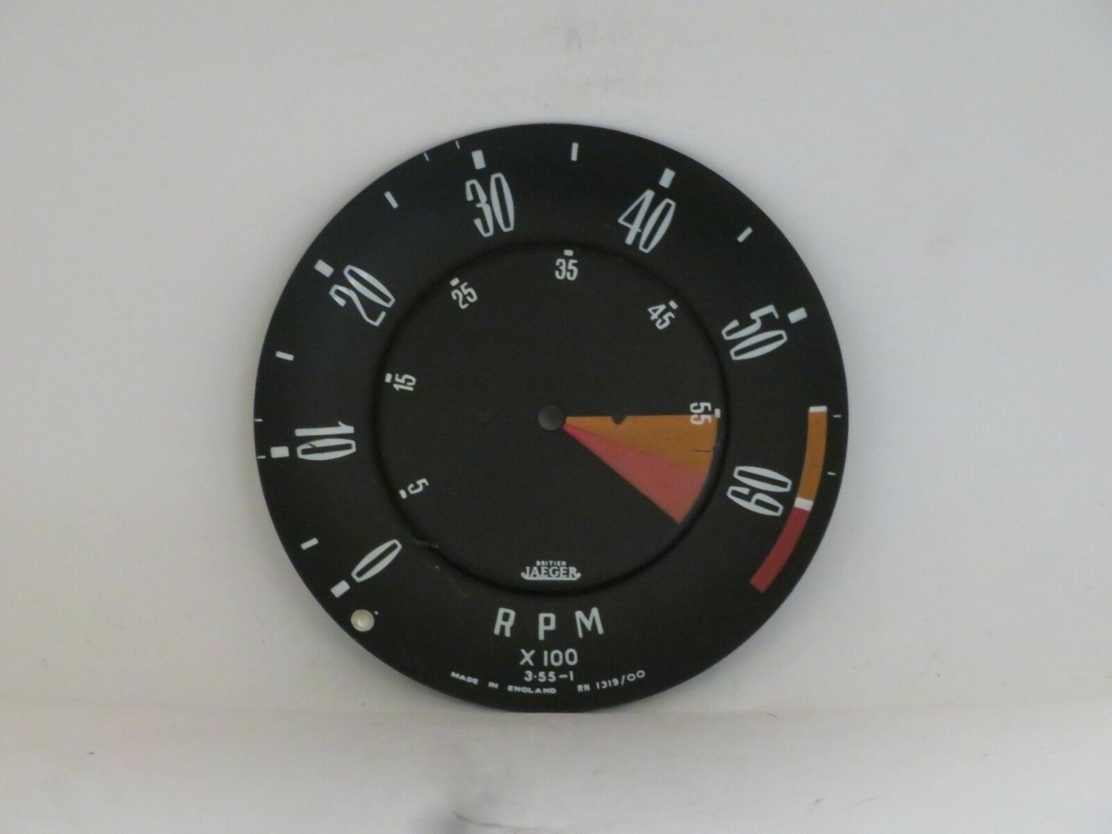 Tachometer Dial Face Plate Jaeger Fits Triumph Spitfire & Vitesse ...