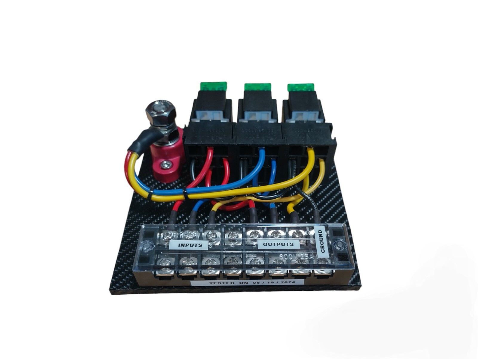 Custom Universal Drag Harness LSX 3 Way Fuse/ Relay Panel Block Race ...