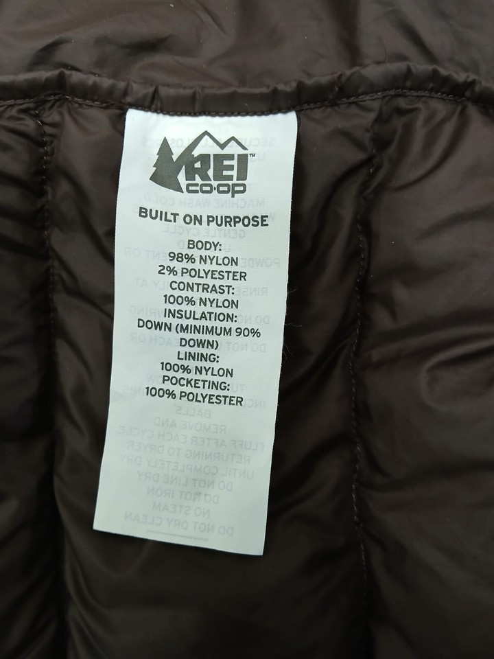 REI Co-Op Stormhenge 850 Down Hybrid Hooded Zip Puffer Jacket Womens XS ...