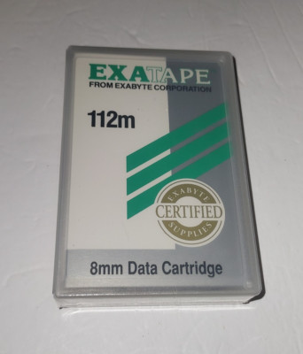 ExaTape 112m Exabyte Corporation 8mm Data Cartridge 180093 NEW & SEALED ...
