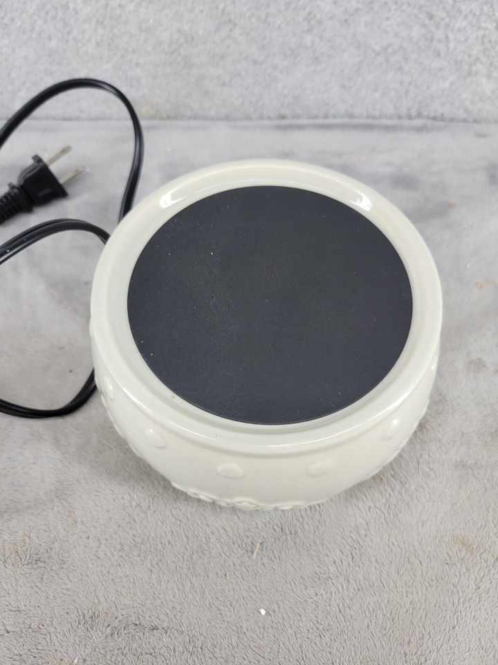 Intertek Wax Warmer Burner Ceramic Round Candle Melter - No Top! | eBay