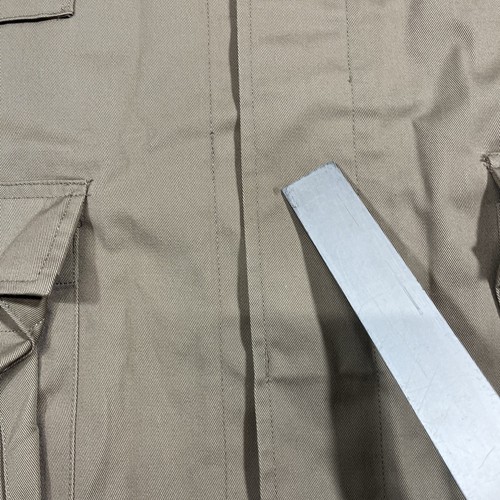 Rothco BDU Safari Jungle Jacket Shirt Mens Extra Large Tan Canvas Elbow ...