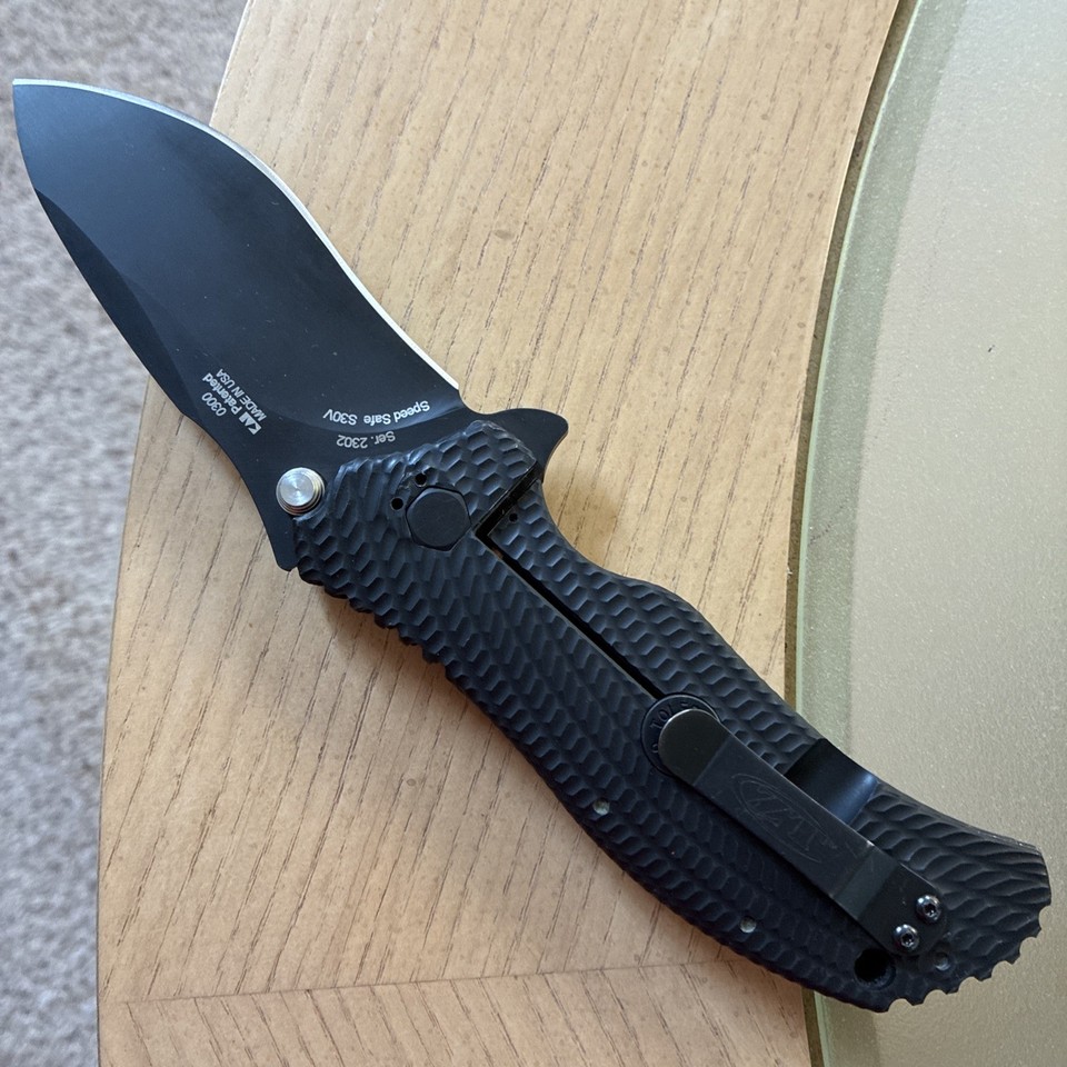 Zero Tolerance 300 Flipper Pocketknife S30V Blade Full Size 3.75" Blade ...