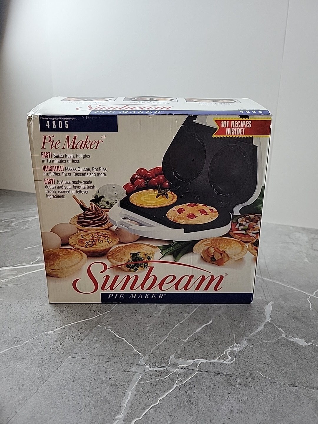 Sunbeam Pie Maker ~Model 4805 101 Recipes New Open Box. 27045025775 | eBay