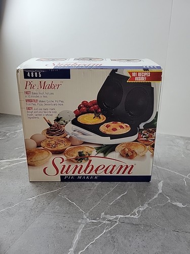 Sunbeam Pie Maker ~Model 4805 101 Recipes New Open Box. | eBay