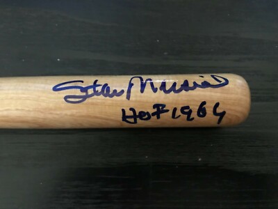 Stan Musial Autographed St.Louis Cardinal HOF 1964 Mini Bat | eBay