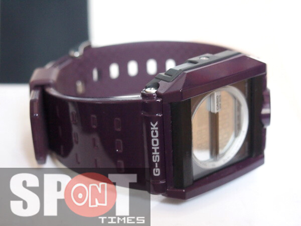 G-shock Geeshock Casio Watch G-8100-6 Digital Purple Black Rubber Belt ...