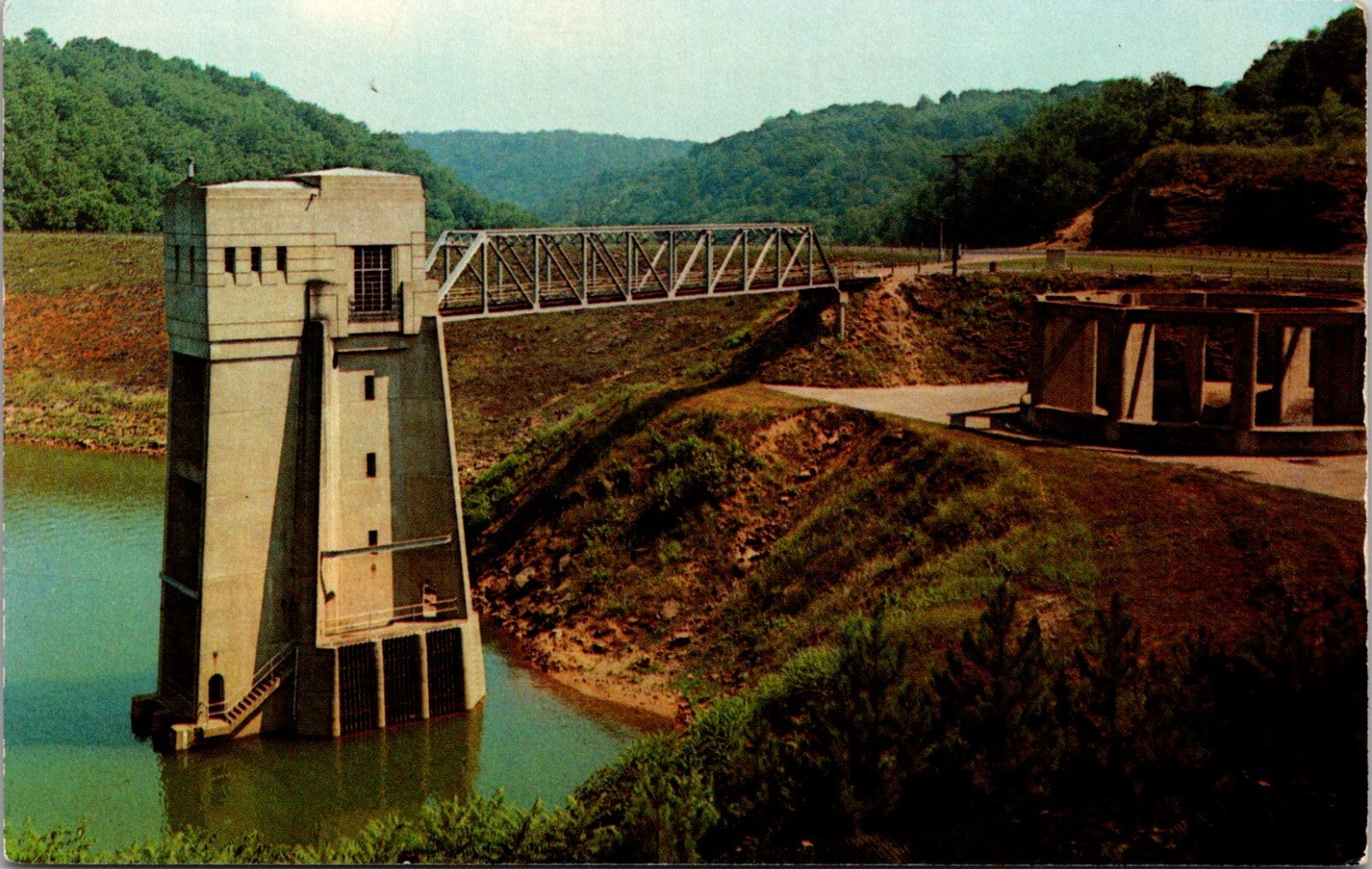 Pleasant Hill Dam Muskegon River near Mansfield Ohio Postcard | eBay