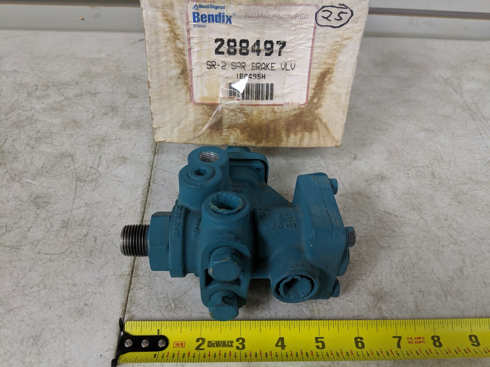 Reman SR-2 Spring Brake Control Valve Bendix # 288497 Ref. # 288497X ...