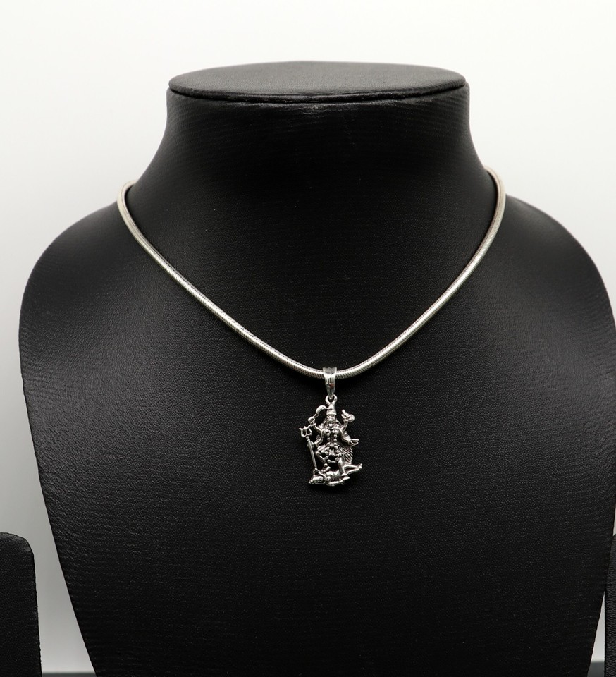 925 sterling silver Goddess Kalika maa/ Kali ma pendant,tribal jewelry ...