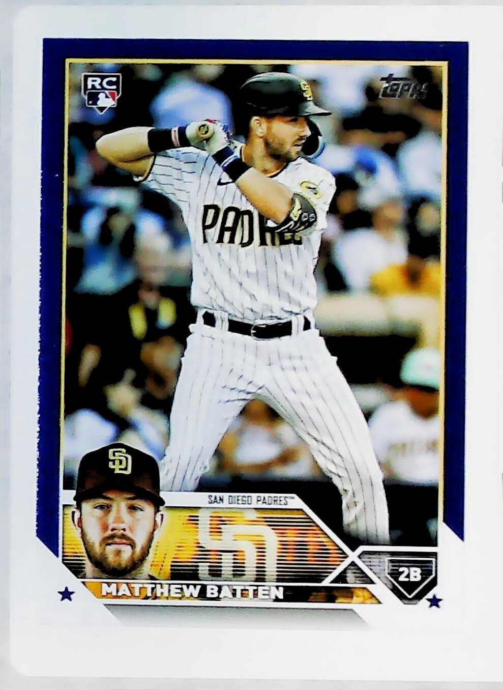 2023 Topps Update BLUE PARALLEL US38 MATTHEW BATTEN ROOKIE SAN DIEGO ...
