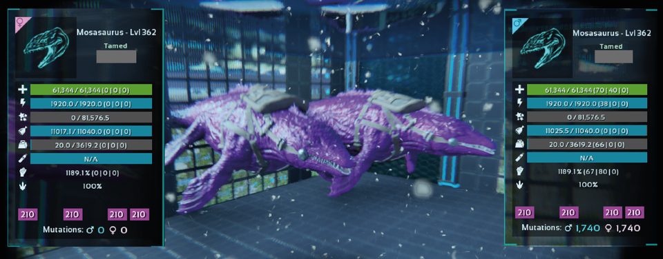 Ark Survival Ascended - 100% imprinted Mosasaurus with saddle - PvE | eBay